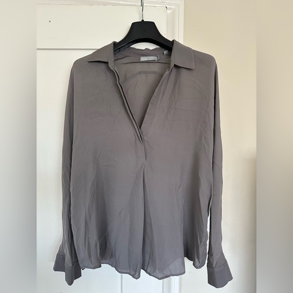 Vince | Tops | Vince Silk Blouse | Poshmark